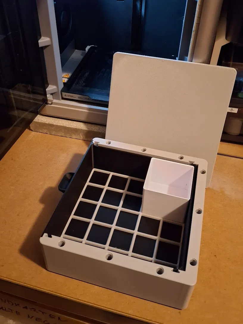 Modular Gridfinity Drawer 5x5x10U (one piece) Remixed by bvogl - MakerWorld