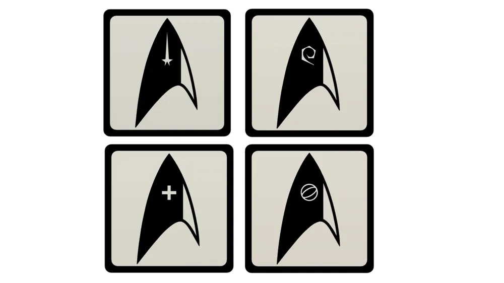 Star Trek Coaster by David80 - MakerWorld