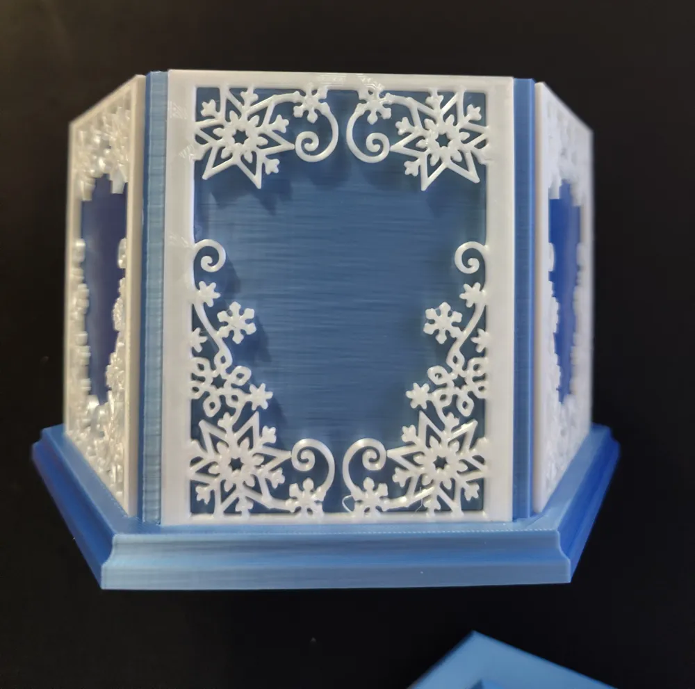 Winter themed music / jewelry box - Free 3D Print Model - MakerWorld