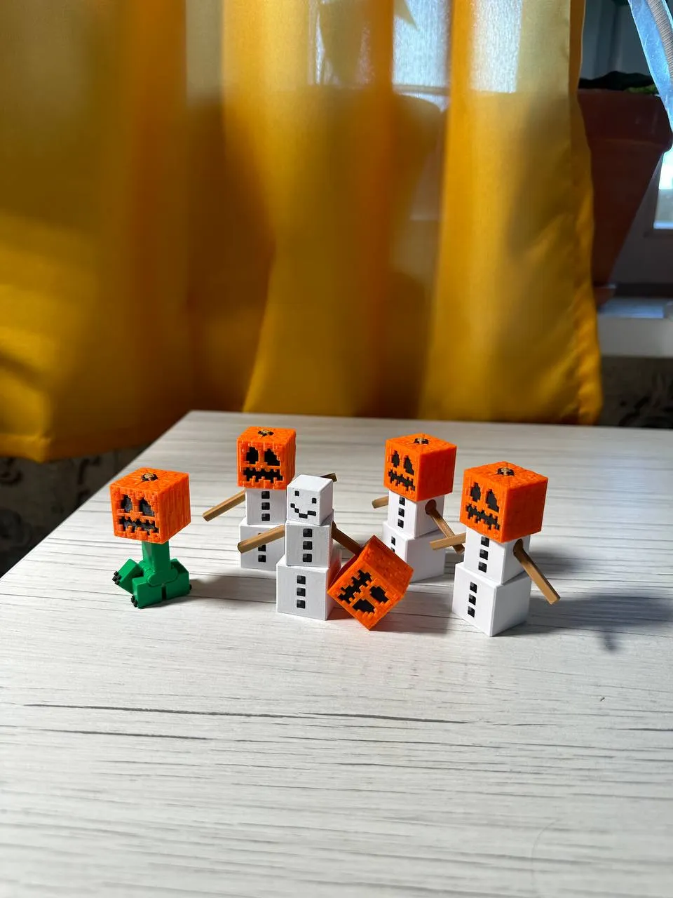 Minecraft Snow Golem (Snowman) Articulated by kirimba MakerWorld ...