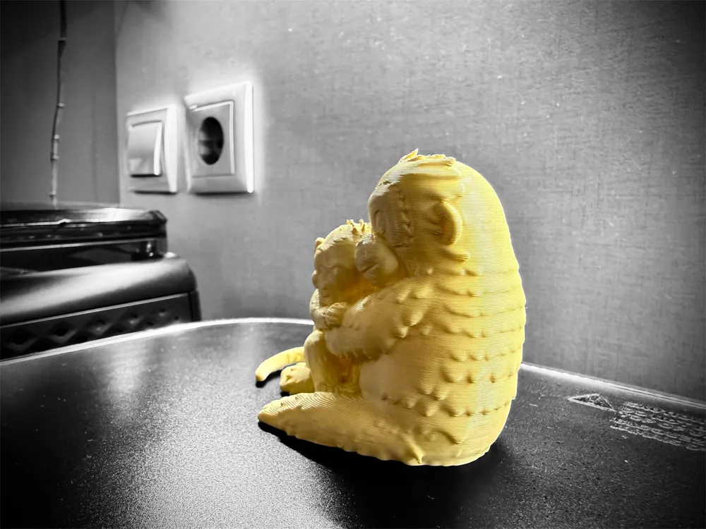 Punch Baby Monkey - Free 3D Print Model - MakerWorld