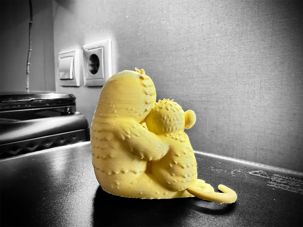 Punch Baby Monkey - Free 3D Print Model - MakerWorld