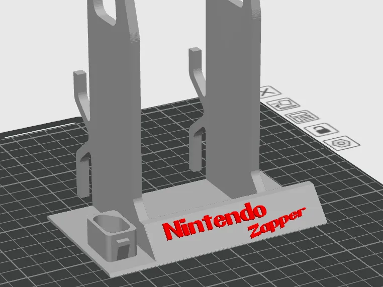 Nintendo Zapper stand with logo Remixed by TheFreakWorkshop MakerWorld ...