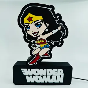 wonder woman led lamp by Smart3d by Gabriel Gomes - MakerWorld