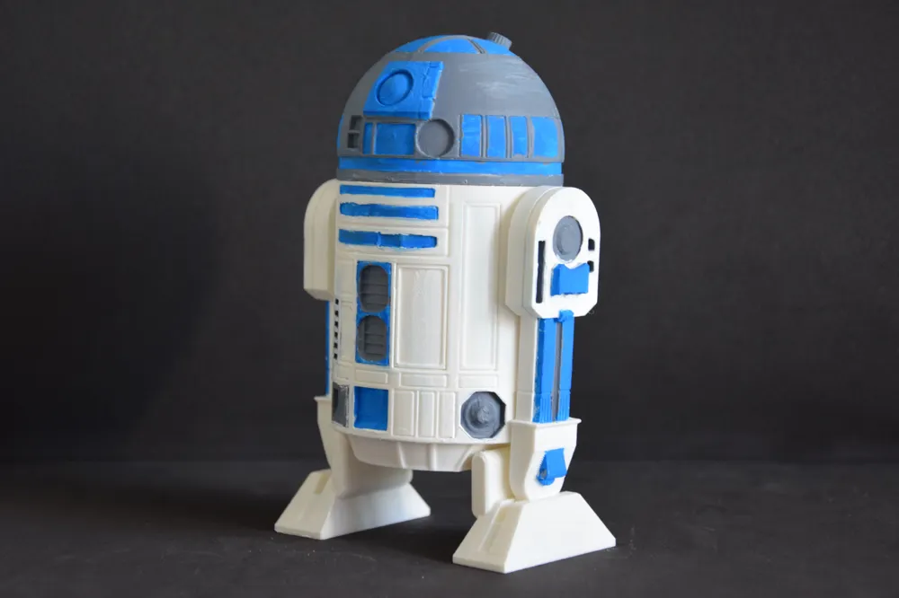 Caja de almacenamiento R2D2 por MakerVerse Designs MakerWorld: Descarga Modelos 3D Gratuitos