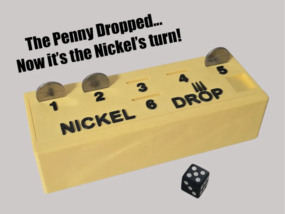 Nickel Drop (Penny Drop – Post-Penny Edition) - Free 3D Print Model ...