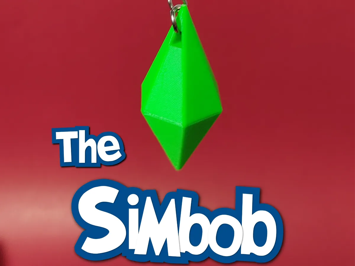 The Simbob Keychain, Charm, or Necklace - Free 3D Print Model - MakerWorld