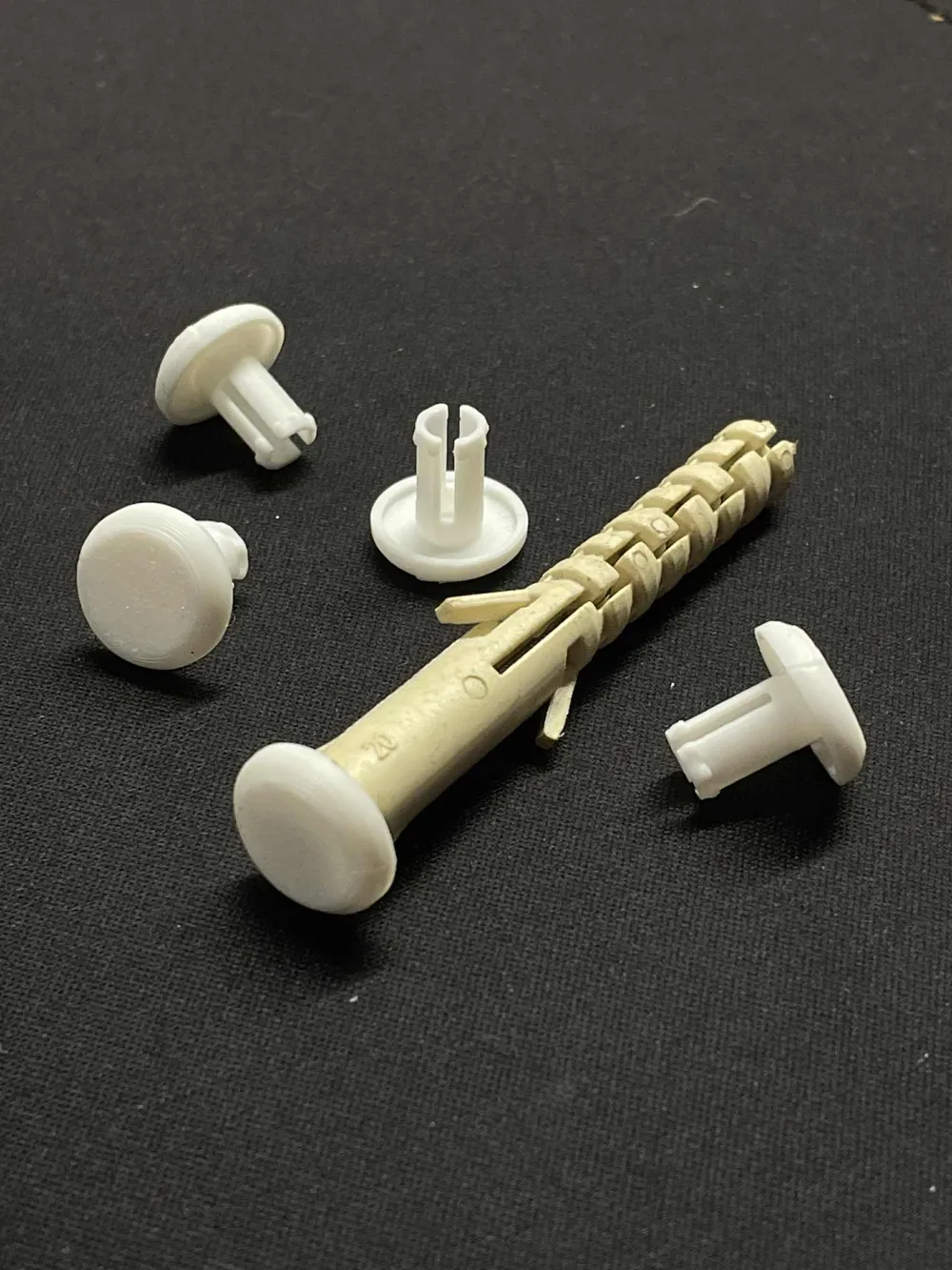 Wall plug / rawlplug - Cover - Fast print - 5 pcs - Free 3D Print Model ...