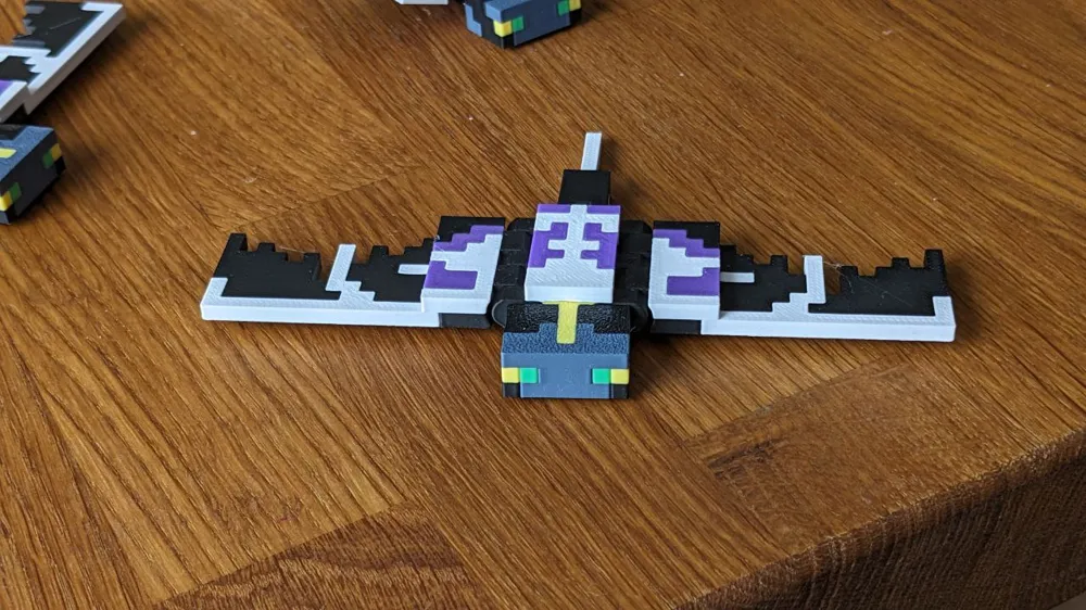Minecraft Phantom Articulated - Free 3D Print Model - MakerWorld