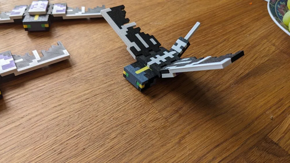 Minecraft Phantom Articulated - Free 3D Print Model - MakerWorld