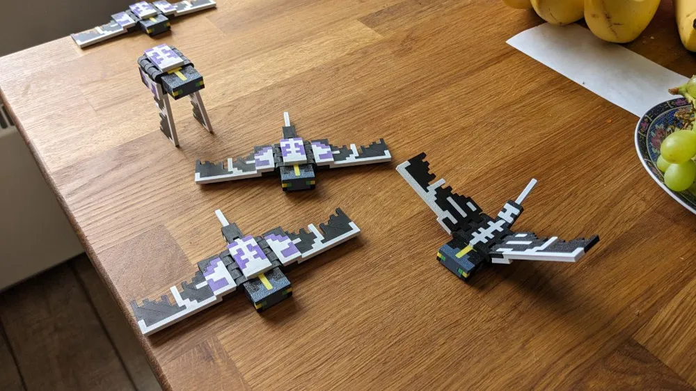 Minecraft Phantom Articulated by kirimba - MakerWorld