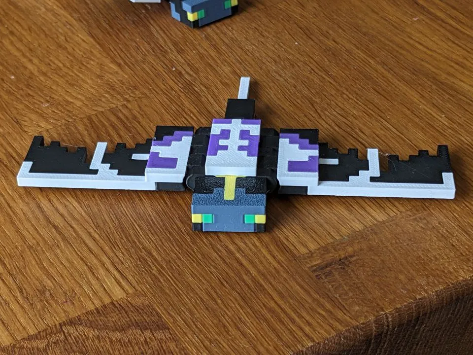 Minecraft Phantom Articulated - Free 3D Print Model - MakerWorld