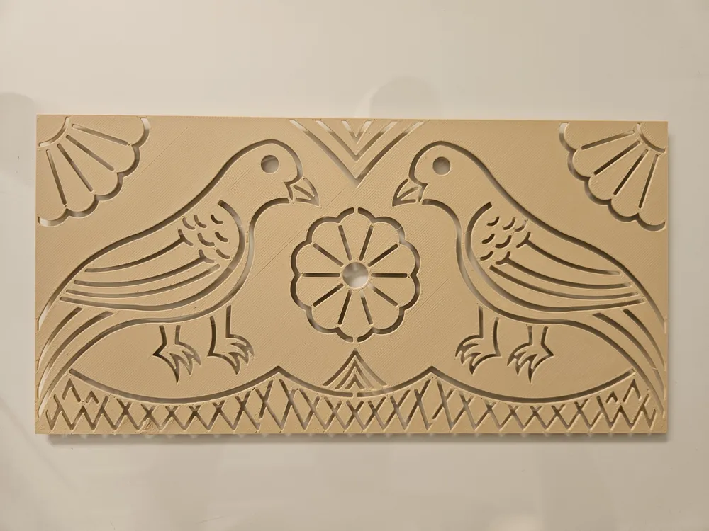 Birds & Daisy - Wood Carving Templates/Patterns by savvage MakerWorld ...