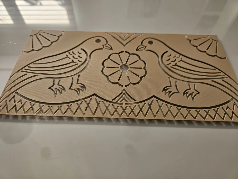 Birds & Daisy - Wood Carving Templates/Patterns by savvage MakerWorld ...