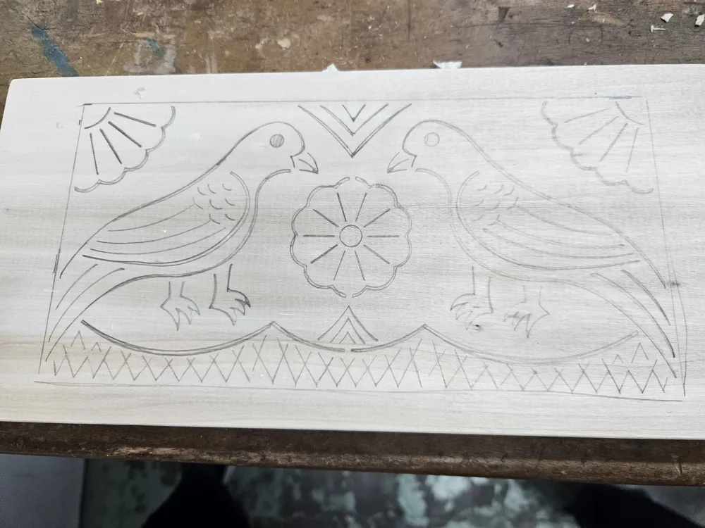 Birds & Daisy - Wood Carving Templates/Patterns by savvage MakerWorld ...