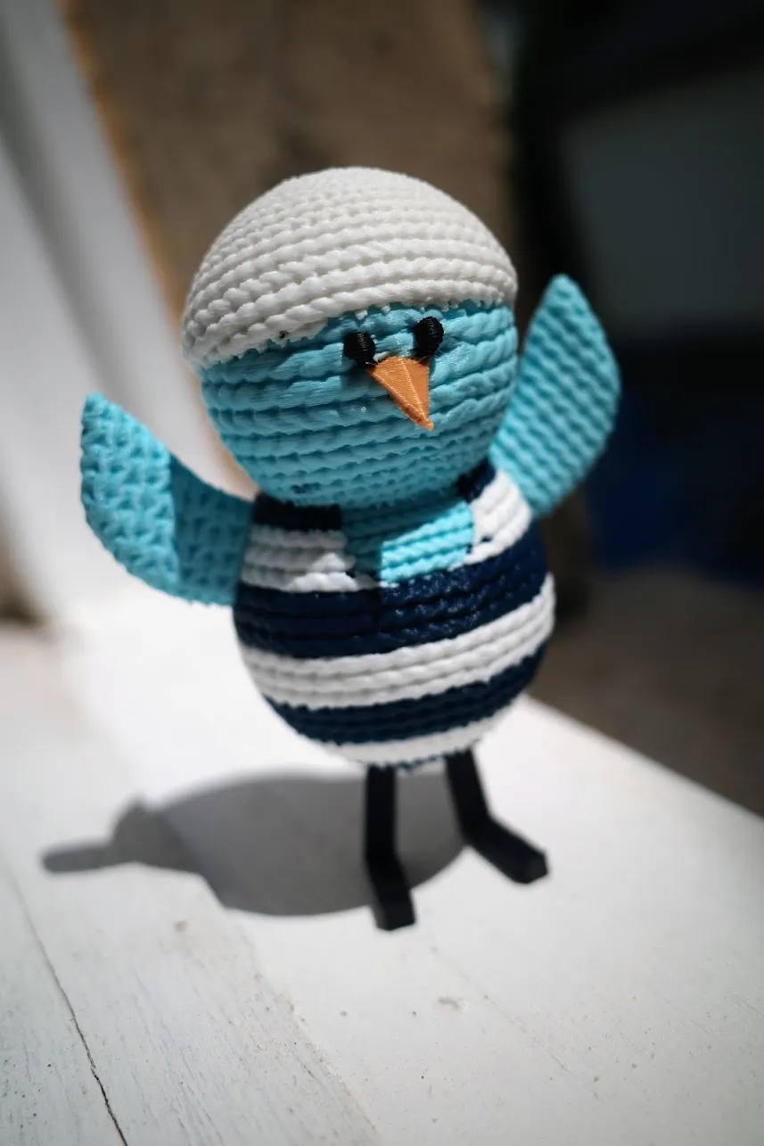 Blue Prince - Swim Bird Plushie by Sambi MakerWorld: Download Free 3D ...