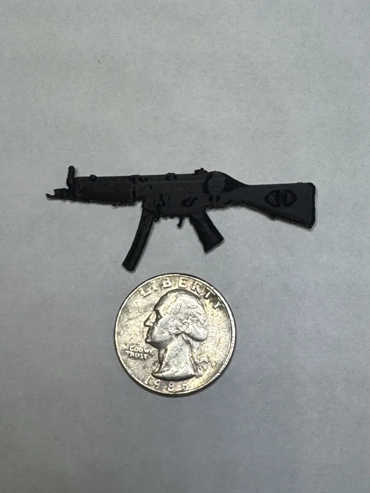 Mp5, arma a escala 1:12 en versión miniatura - Modelo de impresión 3D ...