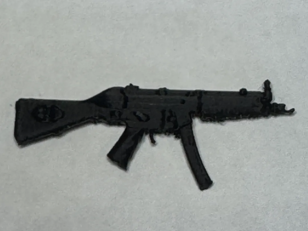Mp5, arma a escala 1:12 en versión miniatura - Modelo de impresión 3D ...