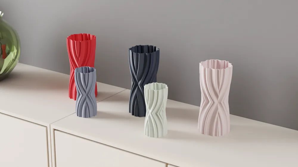 Modern Vase. Easy to Print Spiral Vase Mode by Abstractia Design ...
