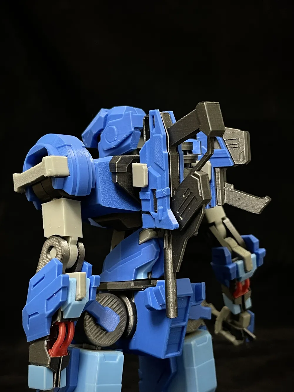 SongLet Fully Printable Articulated Mecha - Wild Wolf - Free 3D Print ...