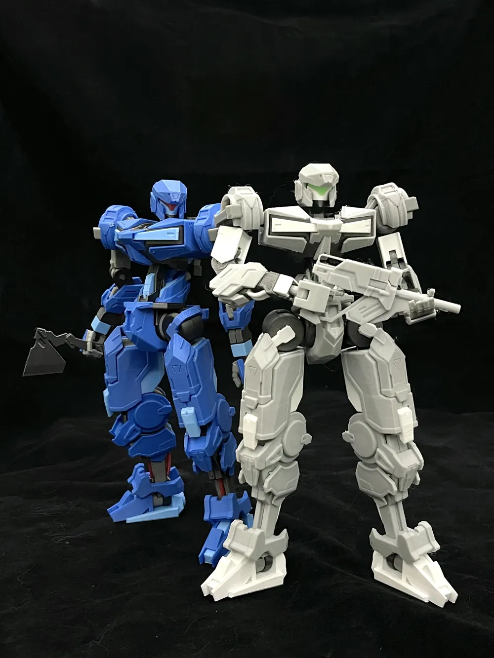 SongLet Fully Printable Articulated Mecha - Wild Wolf - Free 3D Print ...