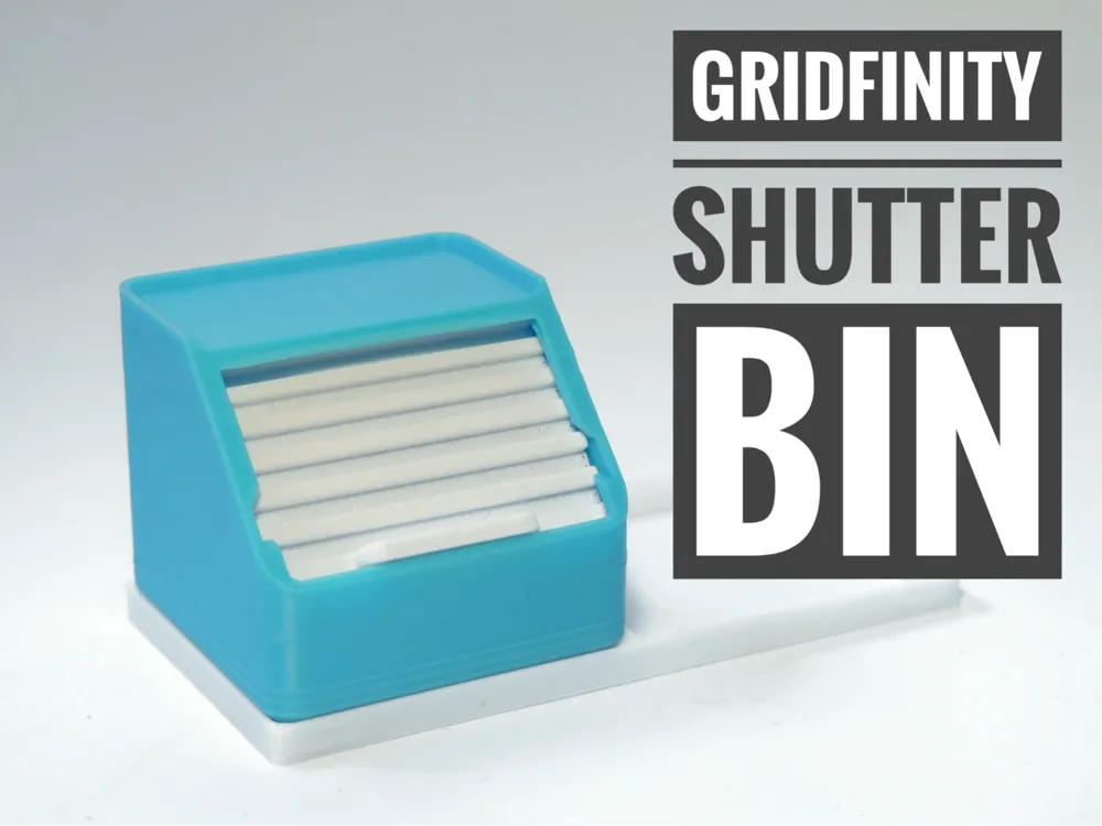 Gridfinity Shutter Bin - Free 3D Print Model - MakerWorld