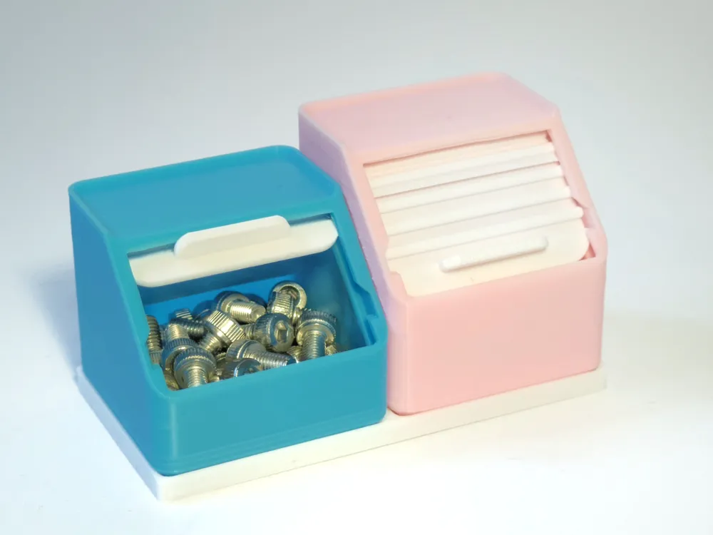 Gridfinity Shutter Bin - Free 3D Print Model - MakerWorld