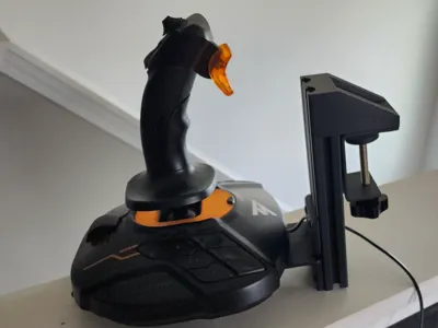 Thrustmaster T16000/Sol-R Desk Mount - Free 3D Print Model - MakerWorld