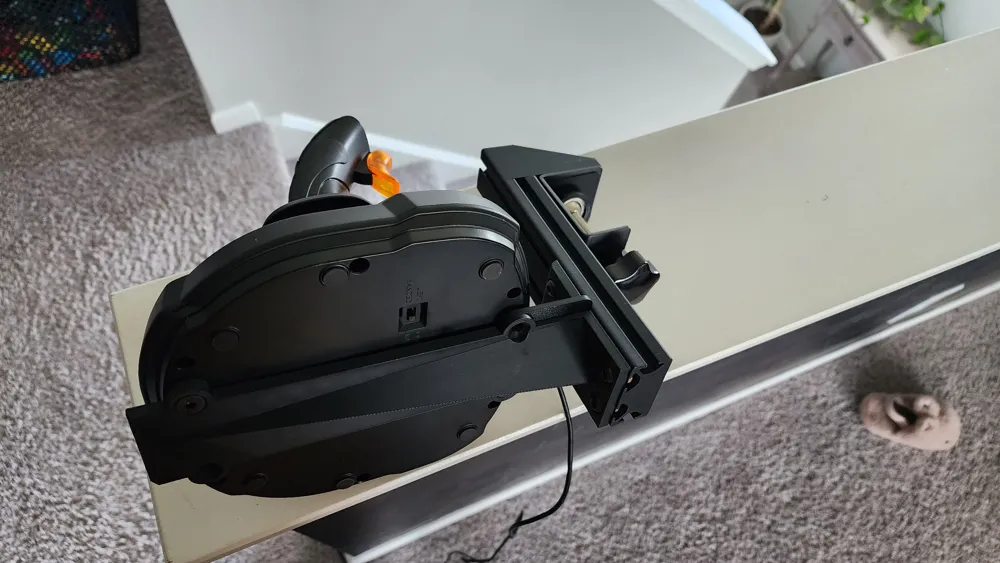 Thrustmaster T16000/Sol-R Desk Mount - Free 3D Print Model - MakerWorld