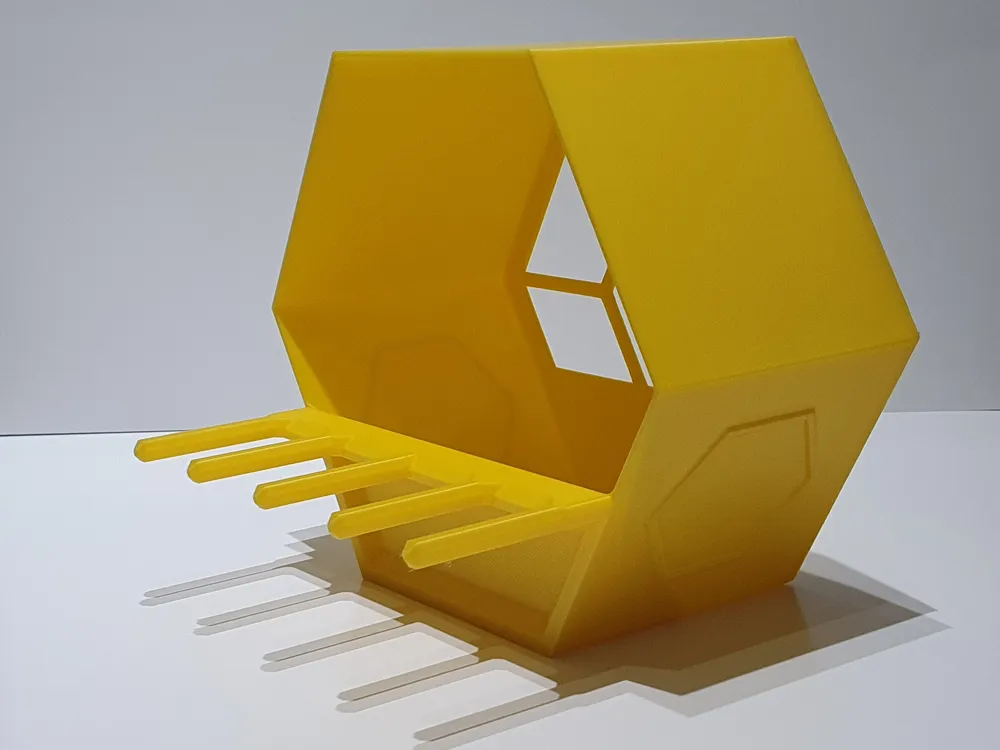 Window Bird Feeder - Hexagon - Free 3D Print Model - MakerWorld