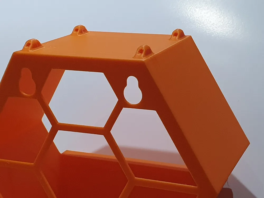 Window Bird Feeder - Hexagon - Free 3D Print Model - MakerWorld