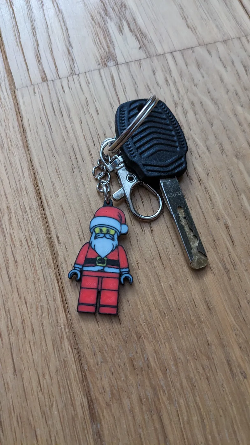 Brick keychain Santa by user_3521248544 - MakerWorld