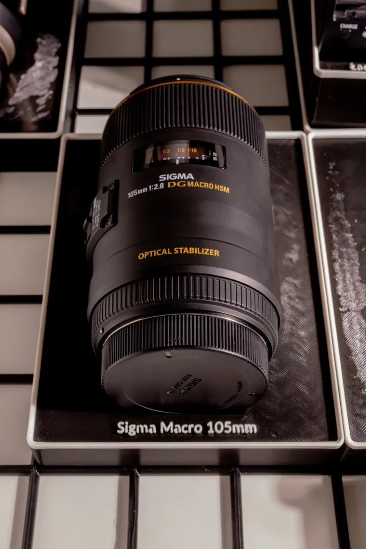 Gridfinity: Sigma 105mm f2.8 Makro Schattenbox – Kostenloses 3D ...