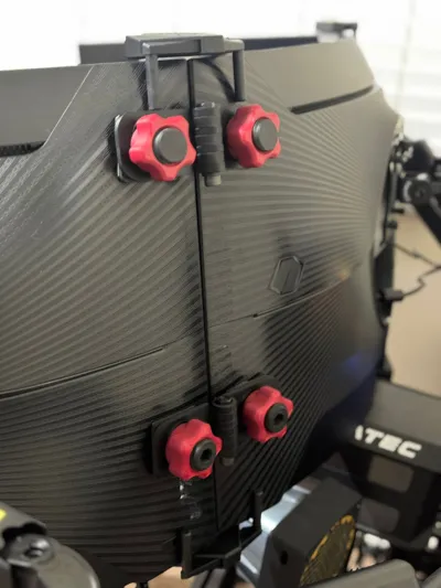 Adjustable Triple Monitor Alignment Kit - Free 3D Print Model - MakerWorld