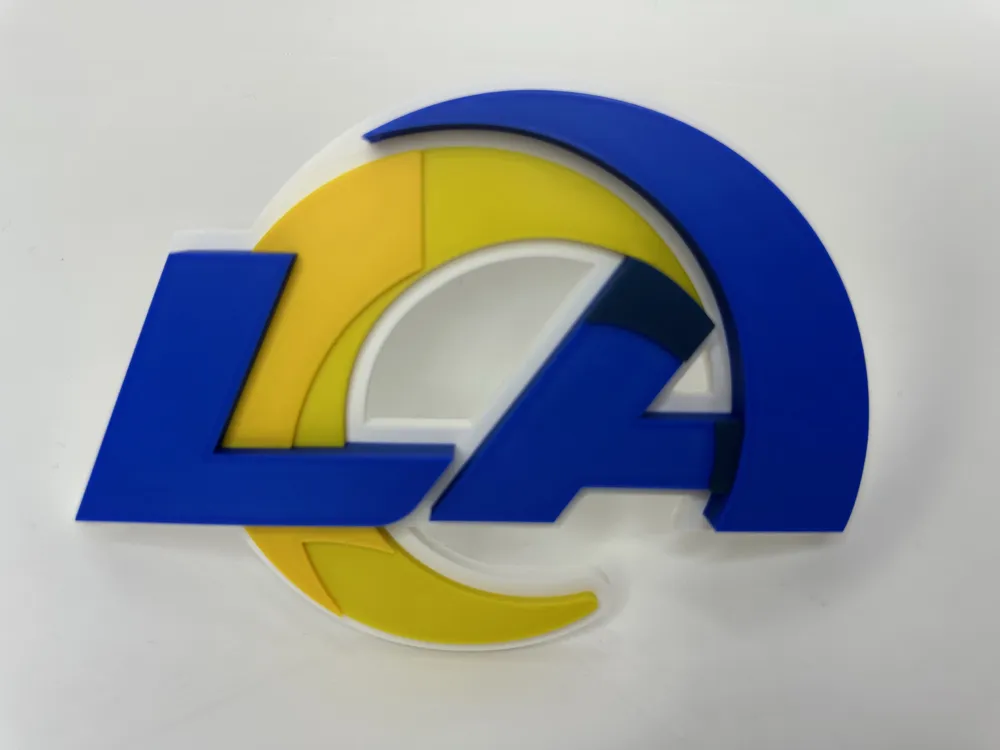 Los Angeles Rams Logo 2020 by ABeezy13 MakerWorld: Download Free 3D Models