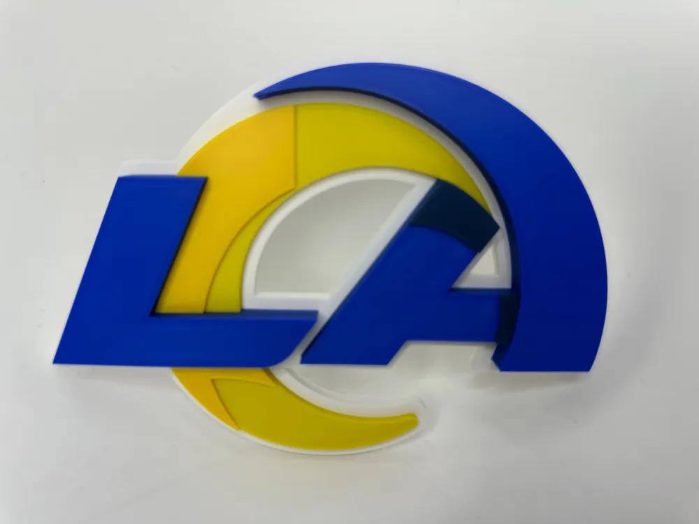 Los Angeles Rams Logo 2020 by ABeezy13 MakerWorld: Download Free 3D Models