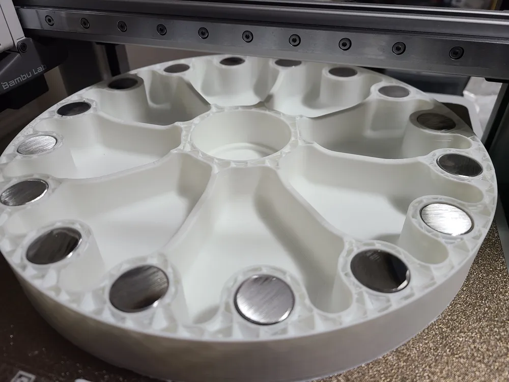 Weighted Banding Wheel with Dual Bearings - Free 3D Print Model ...