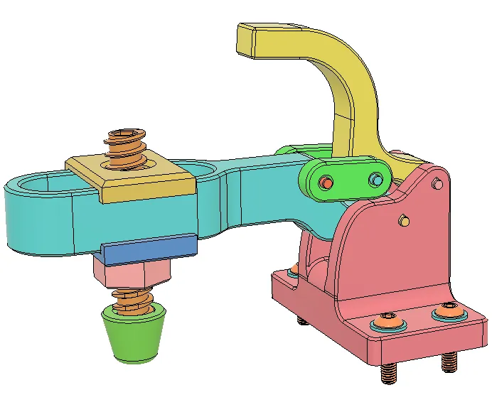 Toggle clamp v2 - Free 3D Print Model - MakerWorld