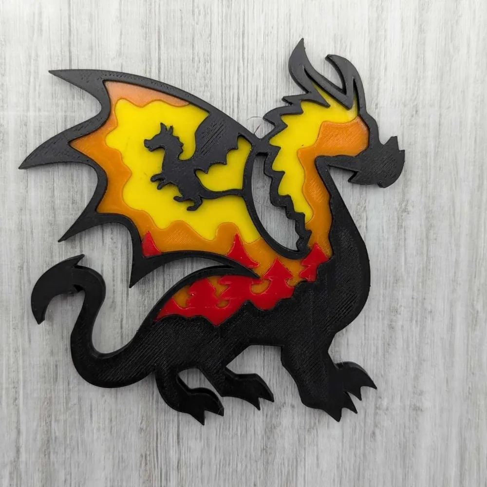 DRAGON MULTILAYER 3D MODELS/ 3D LAYER/ 3D MANDALA by Dragoneye Jo ...