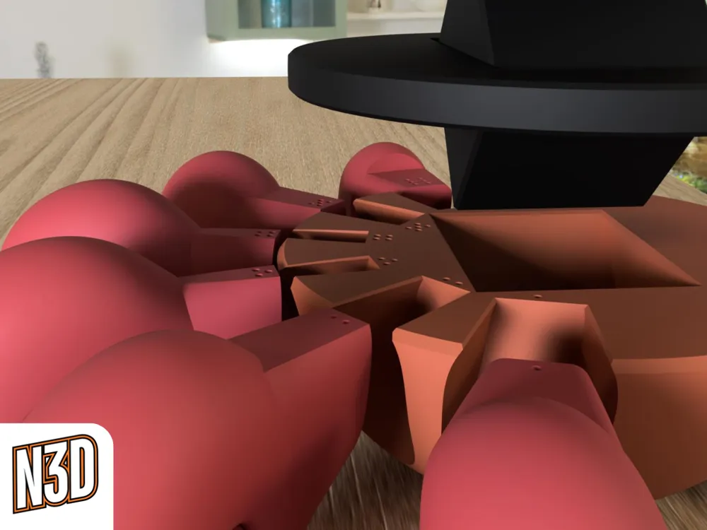 #0037 - Vulpix by N3D MakerWorld: Download Free 3D Models