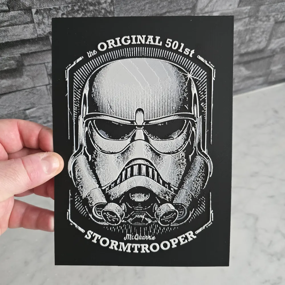 Hueforge Storm Trooper MC Quarrie 2 colors by StefBull85 - MakerWorld