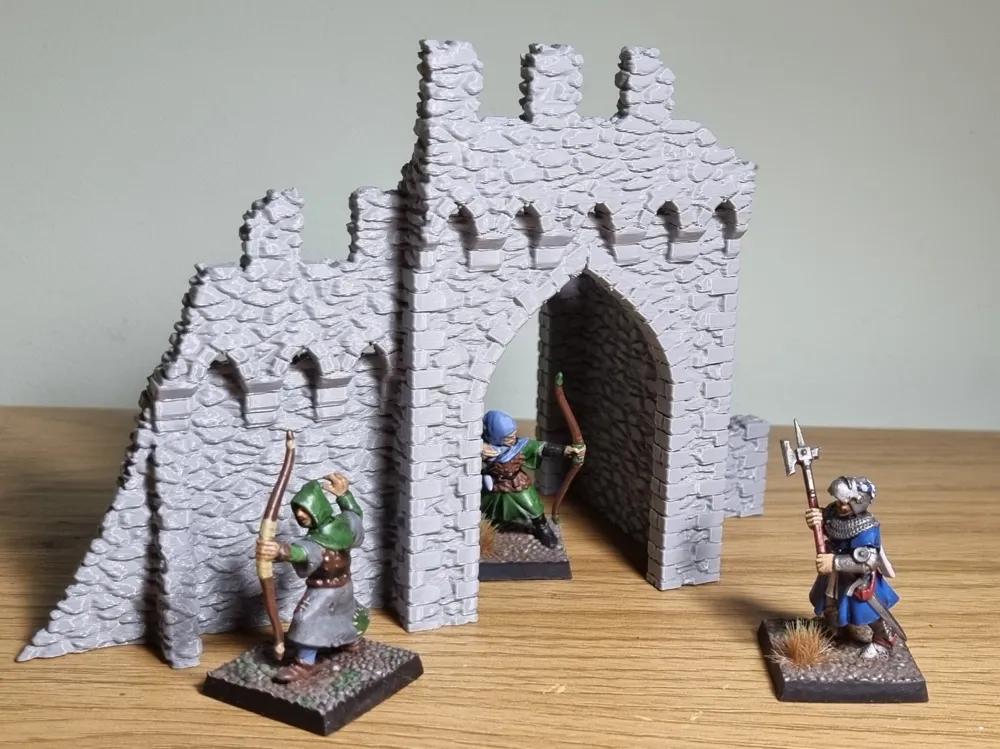 Ruined Castle Gate by Grad90 MakerWorld: Download Free 3D Models