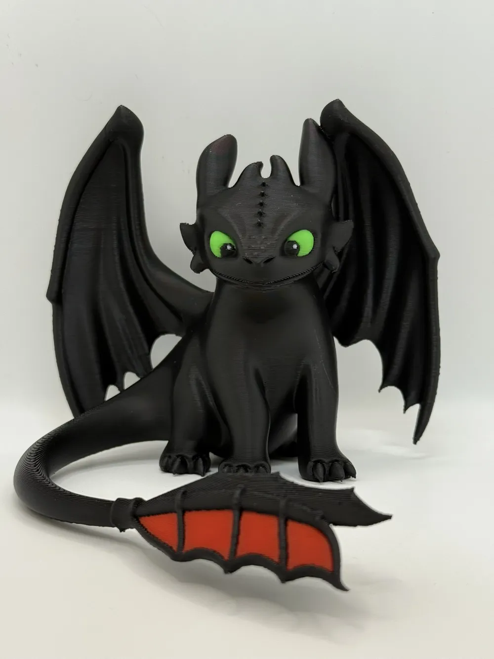 Toothless dragon figure by Mysstra hueforge 3Dart MakerWorld: Download ...