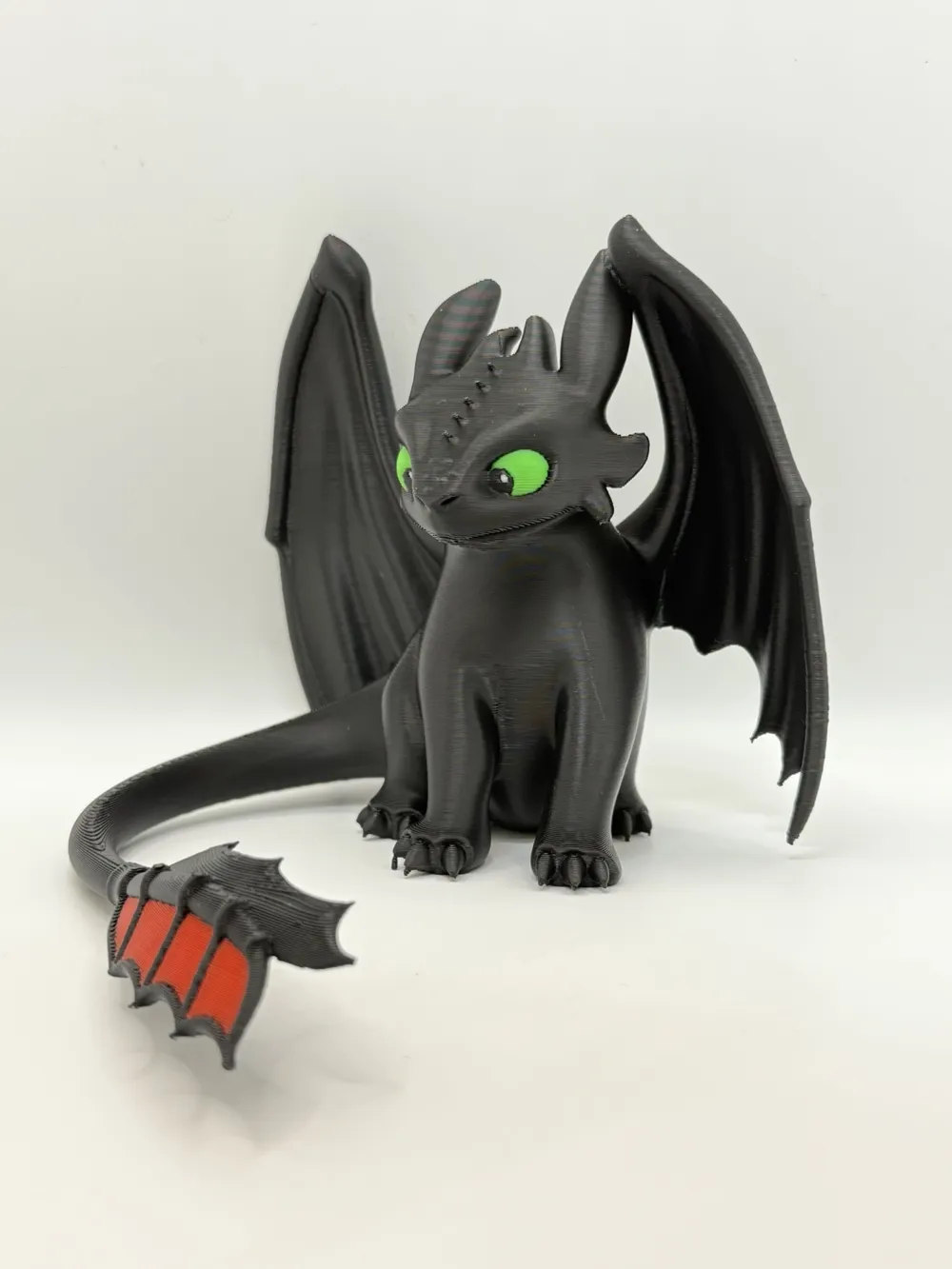 Toothless dragon figure by Mysstra hueforge 3Dart MakerWorld: Download ...