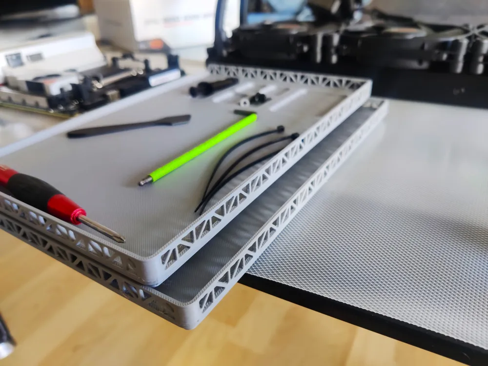 Stackable (PC) Assembly Tray - Free 3D Print Model - MakerWorld