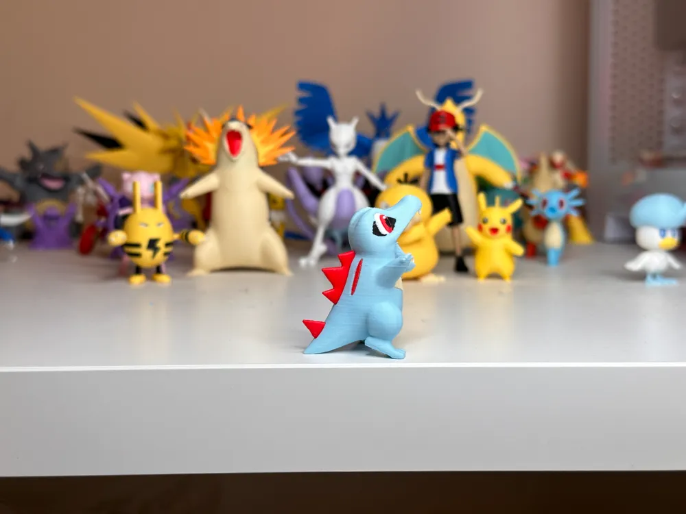 Totodile (Pokemon) Multiparts 45mm tall by LCFigure MakerWorld ...