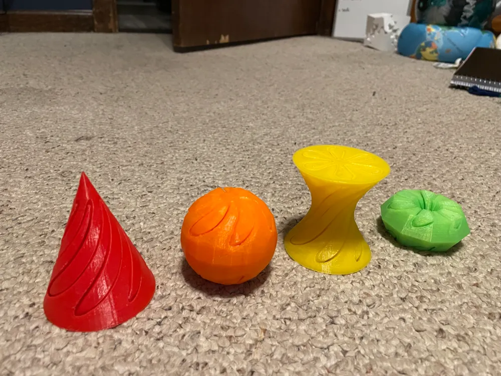Spiral Fidget Cone Pass Through Toys Compatible by Samm MakerWorld ...