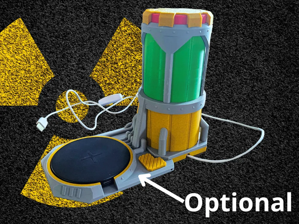 Nuclear Lamp +optional IKEA/MagSafe charger by The Ingenious Tinkerer - MakerWorld