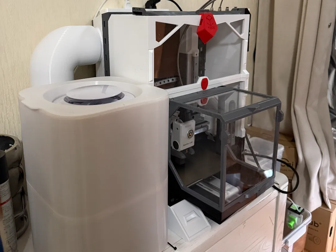 Air duct connector for A1 mini super compact enclosure and thermostatic ...