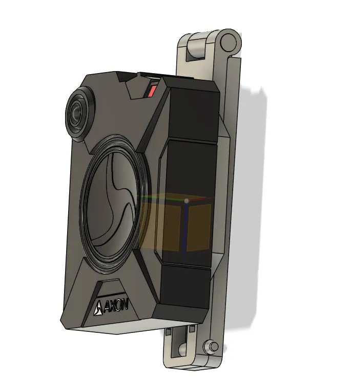 Police Body cam and mount AXON - Free 3D Print Model - MakerWorld